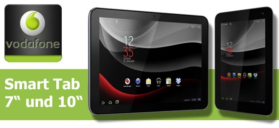 Vodafone mit den ersten eigenen Tablets