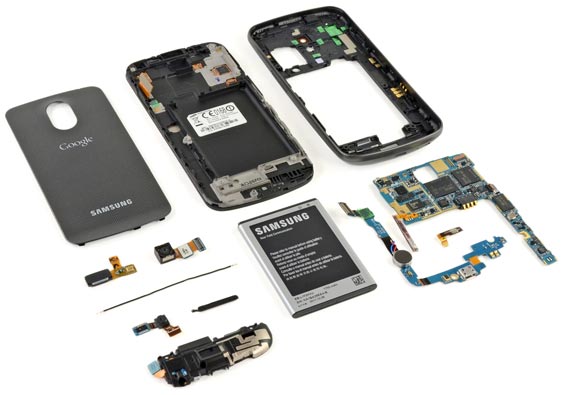 Akku ist die NFC-Antenne beim Samsung Galaxy Nexus