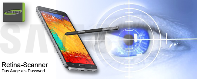 Samsung Galaxy Note 4 könnte Retina-Scanner bekommen