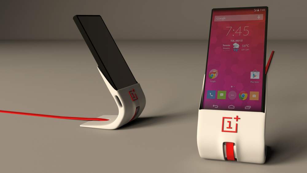 OnePlus One Design-Dockingstation aus dem 3D-Drucker