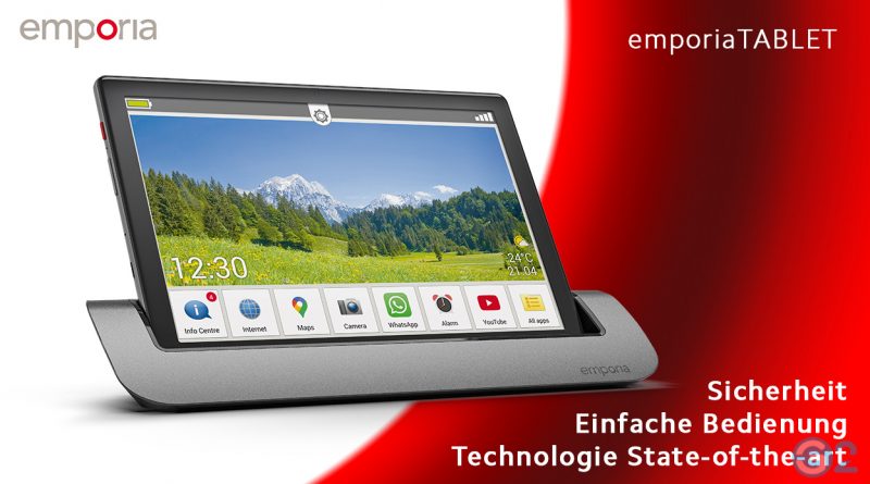 Emporia präsentiert erstes Senioren-Tablet für Generation 60 Plus