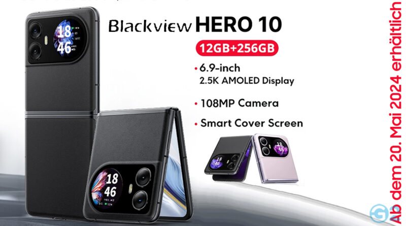 Blackview Hero 10: Samsung Galaxy Flip-Kopie unter 400 Euro!