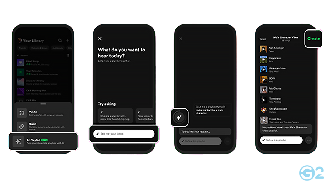 Spotify jetzt mit KI-Playlist