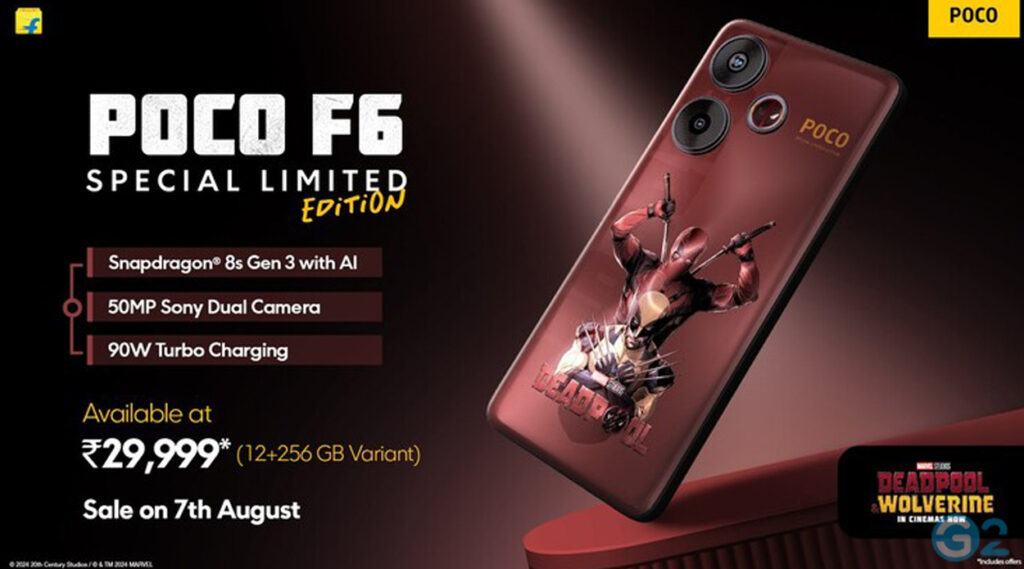 Xiaomi Poco F6 Deadpool Edition: Verkaufsstart ab 7. August!